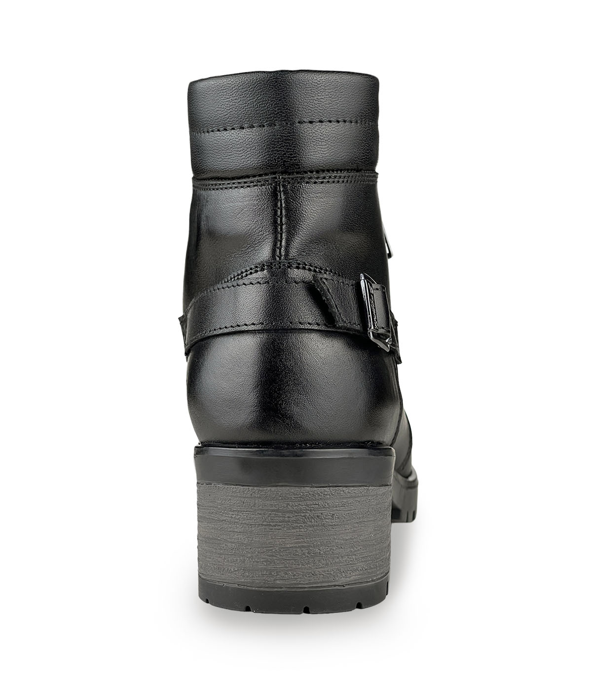 Botines de Cuero Iris Negro - Calzados Joyce Vania