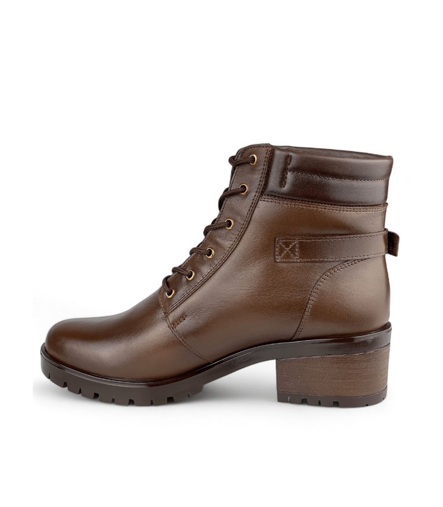 Botines de Cuero Iris Marrón | Calzados Joyce Vania